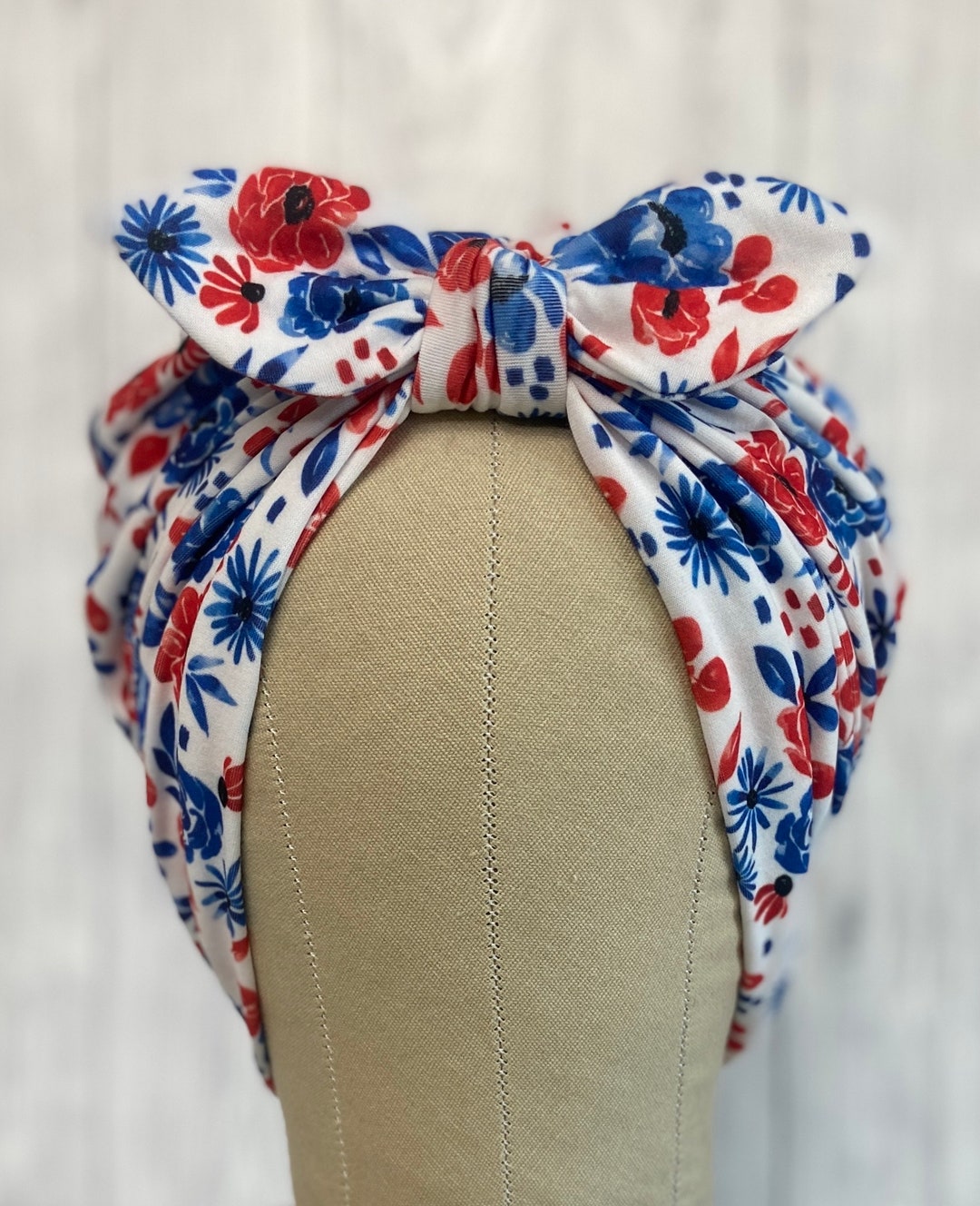 Rosie Riv Red White & Bloom Stretchy Scrub Cap for Long Hair Short Hair ...