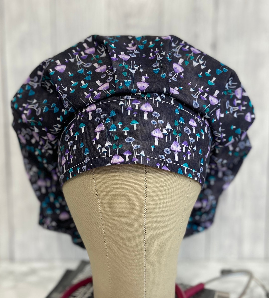 Microdose Bouffant Surgical Scrub Cap Womens Scrub Hat Nurse Hat ...