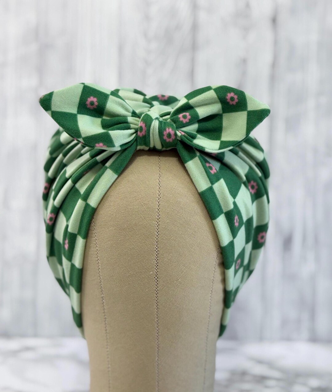 Rosie Riv Spring in Green Stretch Scrub Cap Long or Short Hair Fashion ...
