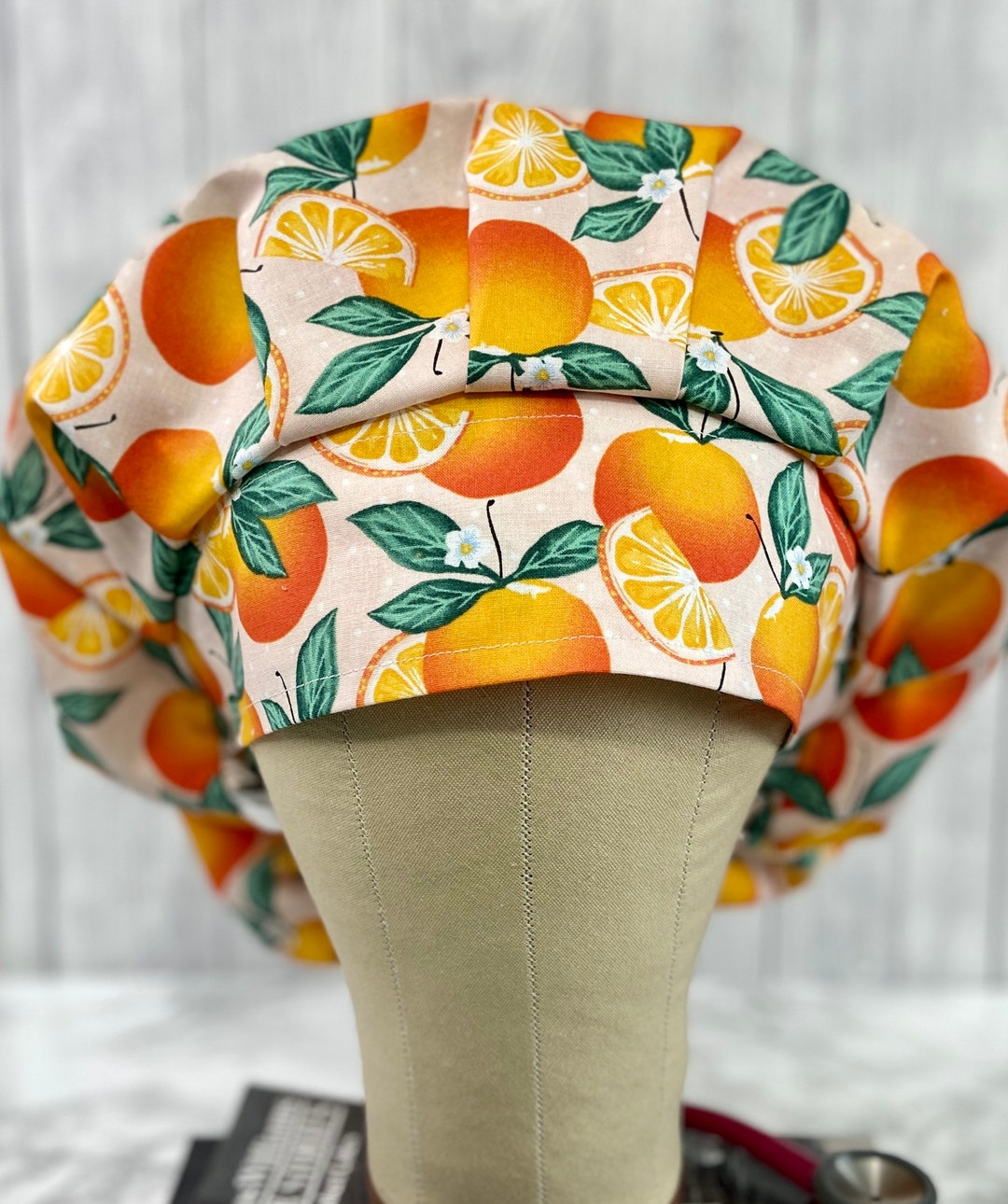 Summer Squeeze Bouffant Surgical Scrub Cap Women’s Scrub Hat Nurse Hat ...