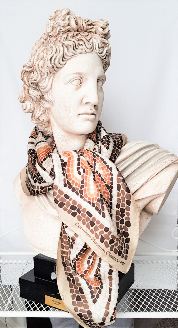 Beckford Silk Scarf// Vintage Ladies Scarf // Corinium Museum - Etsy UK