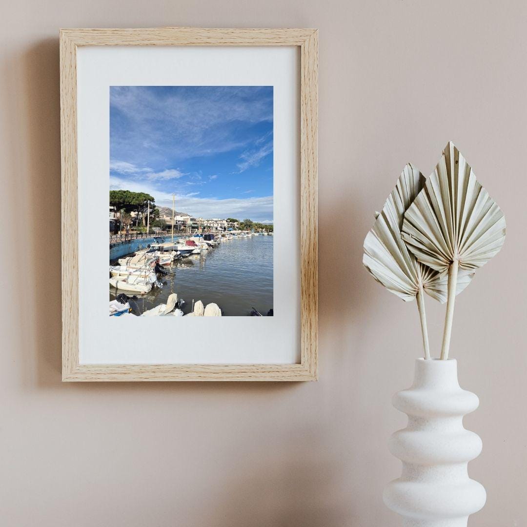 Greek Seascape Photo Print, "greek Port" (digital Download) - Etsy