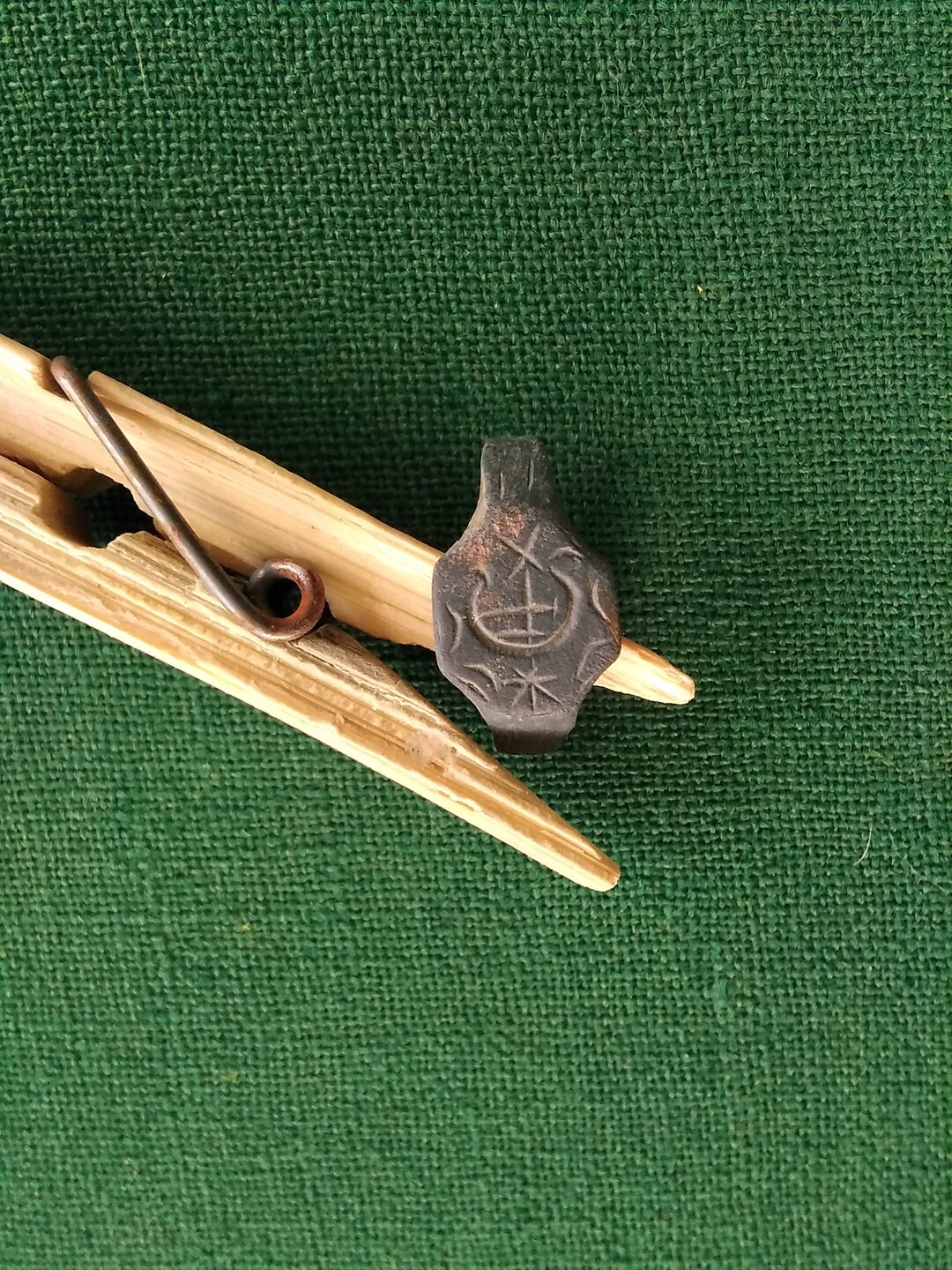Cossacks an Ancient Ring Depicting a Cross and a Crescent Zaporizhia ...
