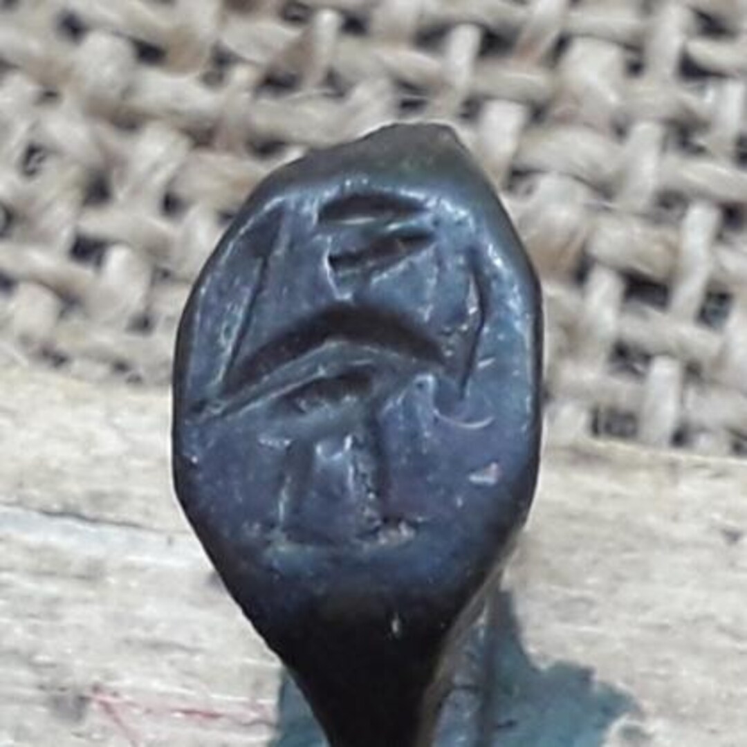 Ancient Medieval Ring Depicting a Warrior With Swords From the 13th to ...
