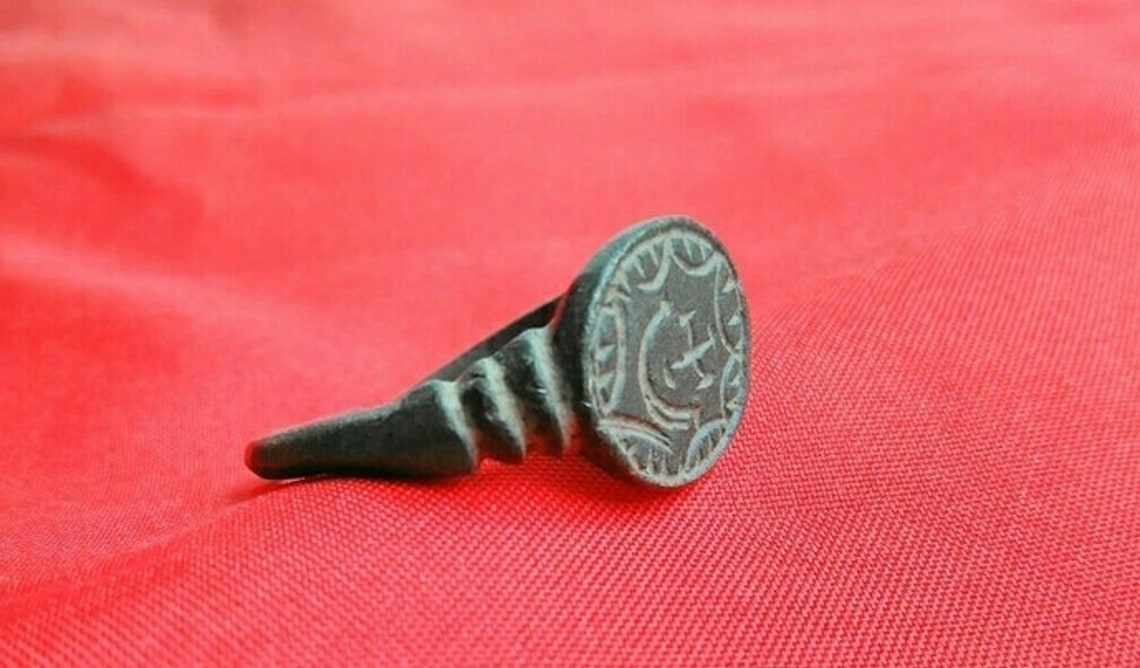 Cossacks an Ancient Ring Depicting a Cross and a Crescent That ...