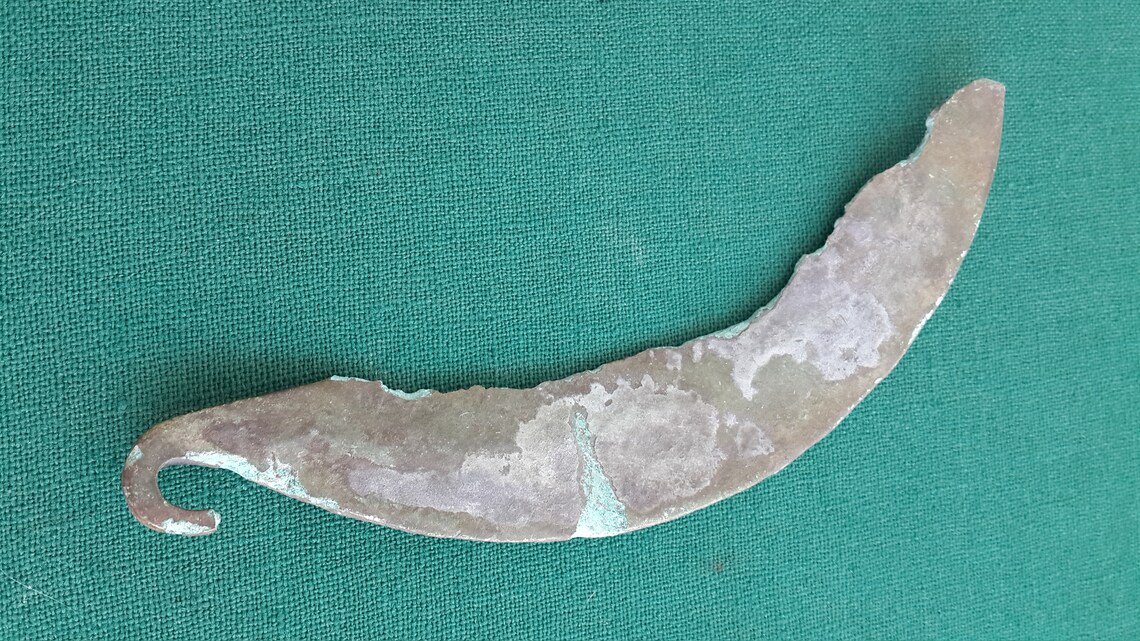 Bronze Age Ancient Bronze Sickle 12 Centuries BC. Sabatinovo - Etsy