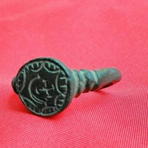 Cossacks an Ancient Ring Depicting a Cross and a Crescent That ...