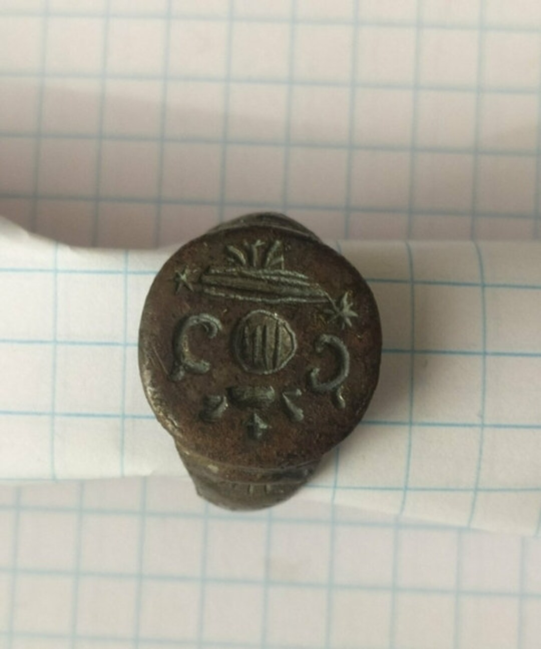 Signet Ring Cossack Ukrainian Cossacks Cossacks 1500-1700 AD Pseudo ...