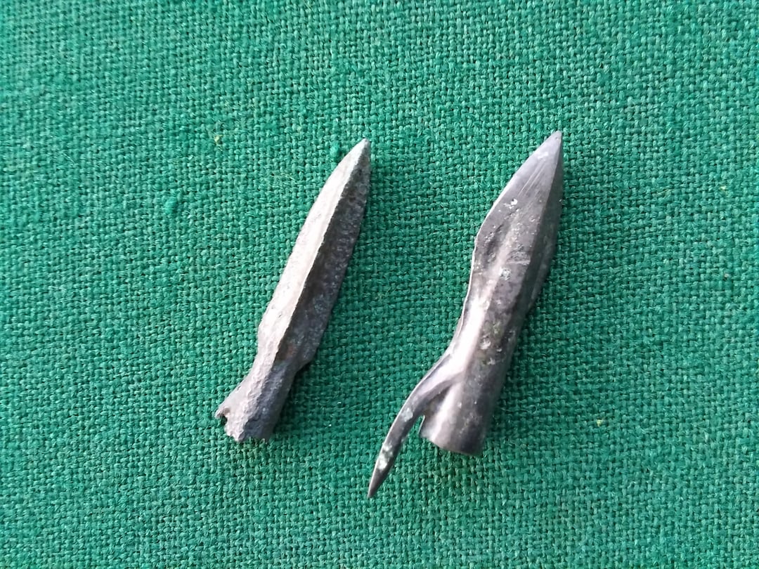 2-archaic Ancient Scythian Arrowhead Bronze Scythians 7-6 Century BC ...