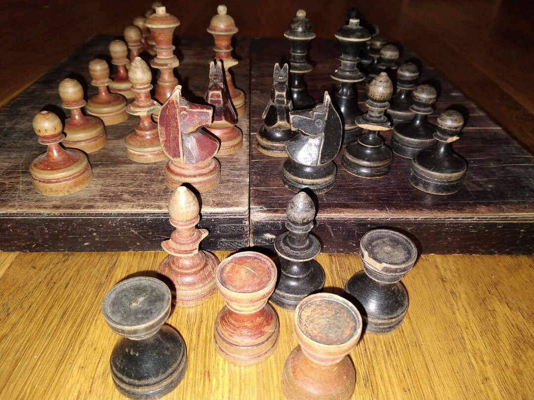 Antique Soviet Tournament Chess Set Chess Models From 1920. Very Rare ...