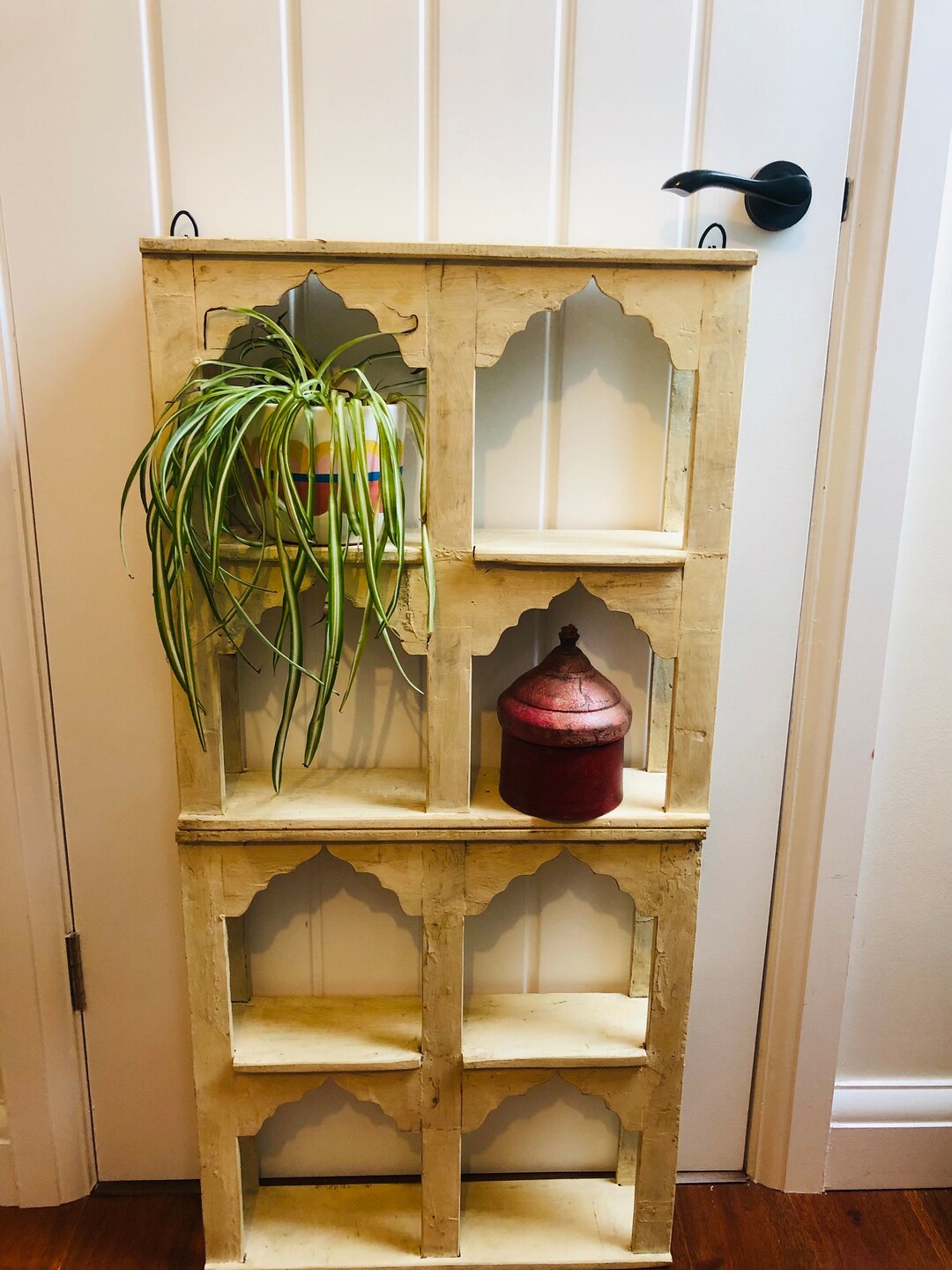 Large Indian Reclaimed Shelf,arch Shelves Temple Shelf, Hand Painted ...