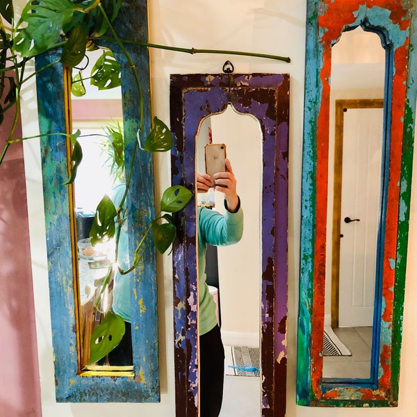 Hand Painted Mirror - Etsy