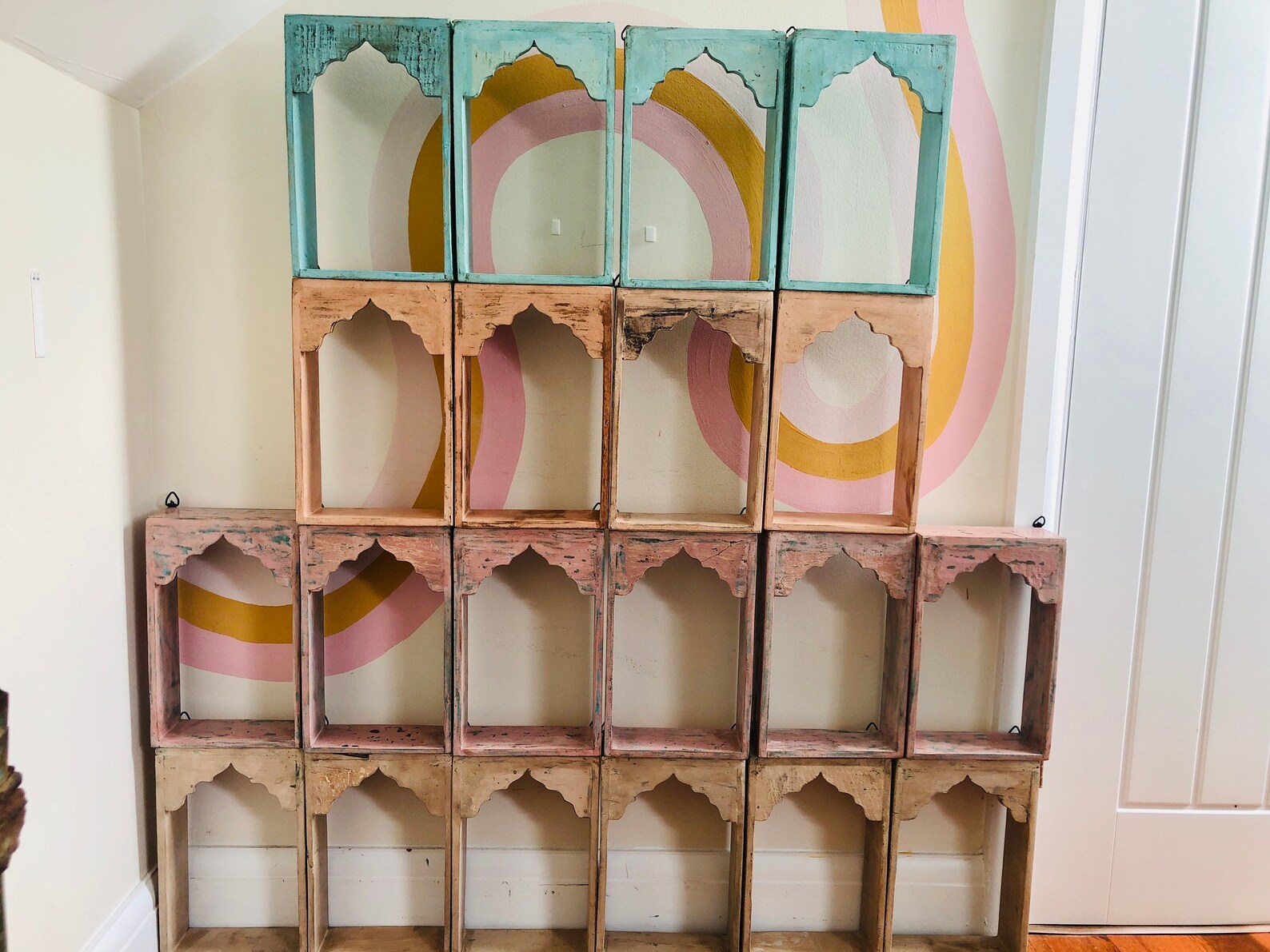 Indian Reclaimed Shelf Arch Shelves Temple Shelf Hand - Etsy
