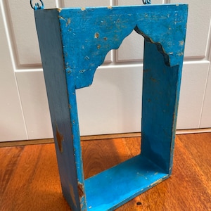 Indian Reclaimed Shelf, Arch Shelves Temple Shelf, Hand Painted Shelf ...