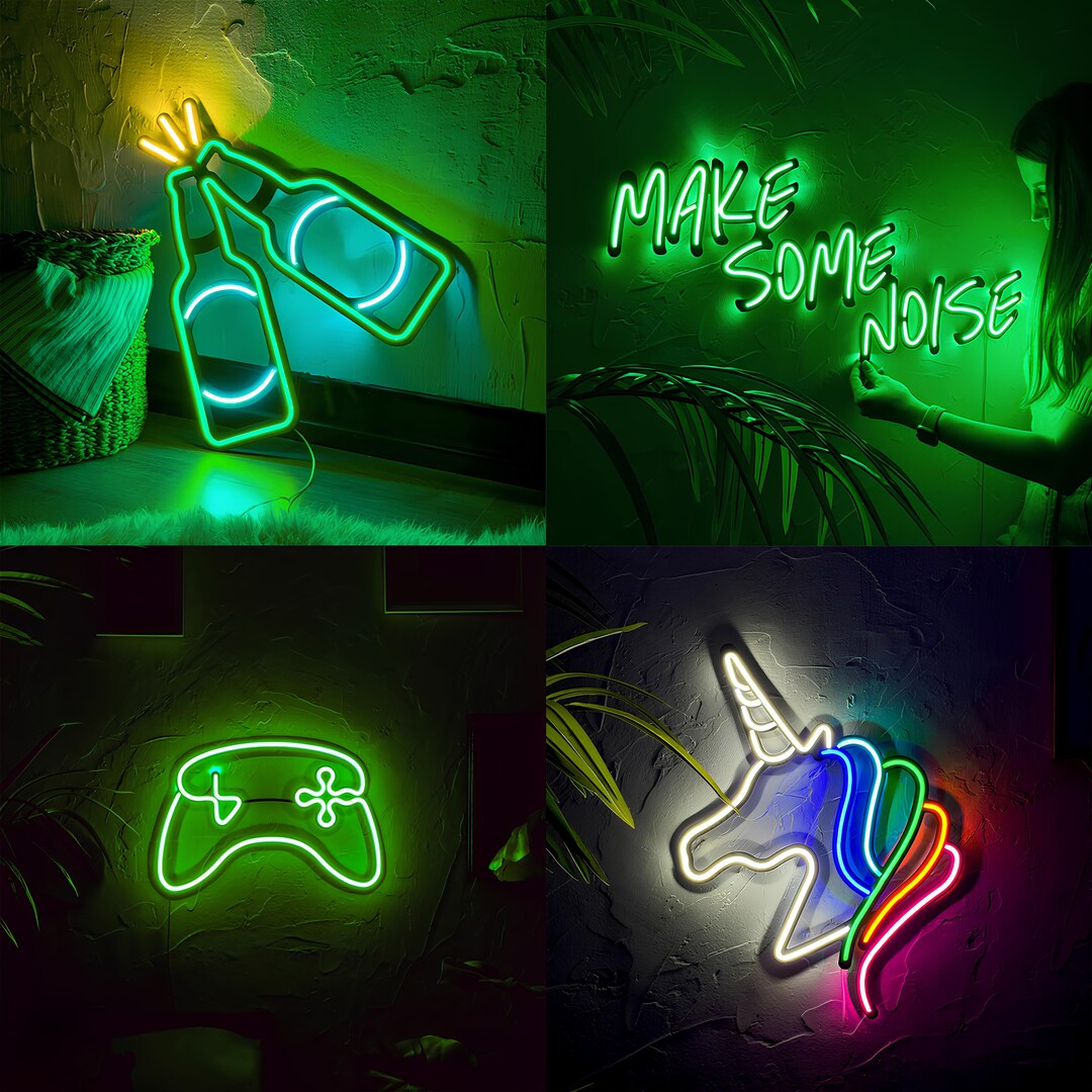 Custom Neon Sign Neon Sign Unique Personalized Gifts neon Bedroom Sign ...