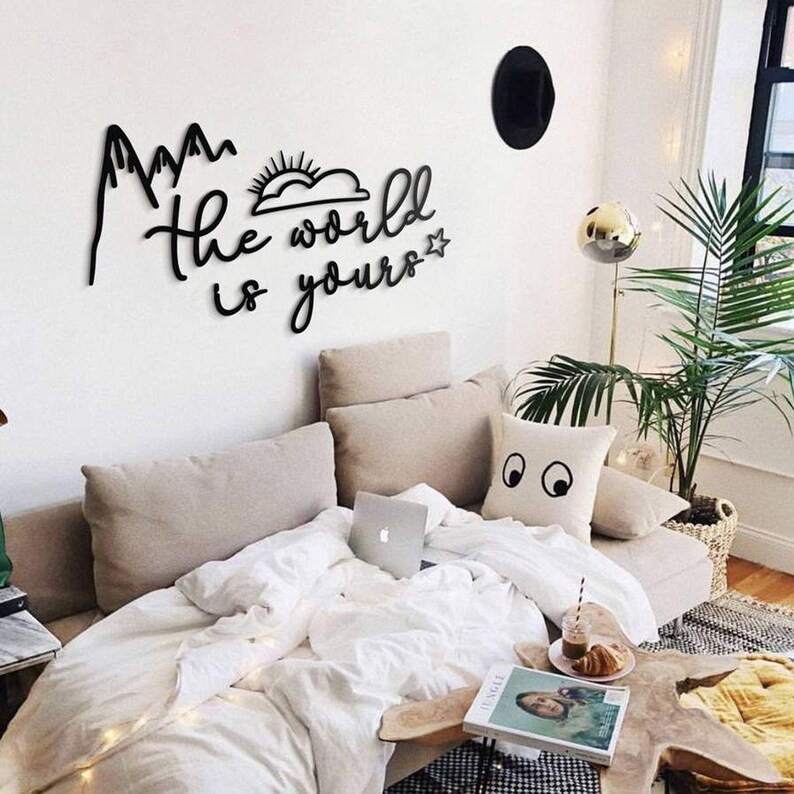 Metal Wall Art Metal Wall Decor Metal Wall Sign Quote Wall - Etsy