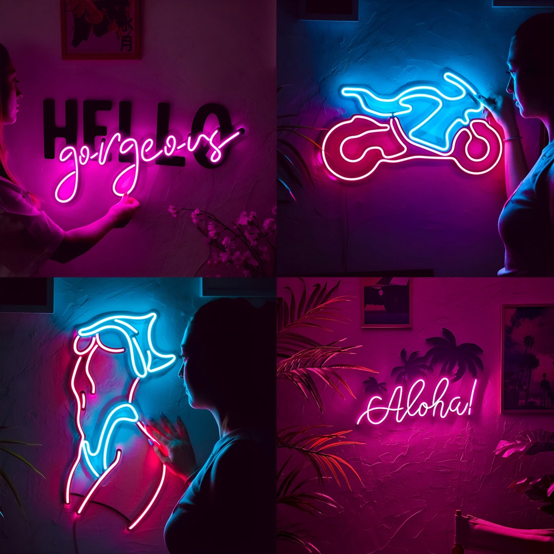 Customize Your Neon Sign Neon Sign Custom Wedding Decor Neon Sign LED ...