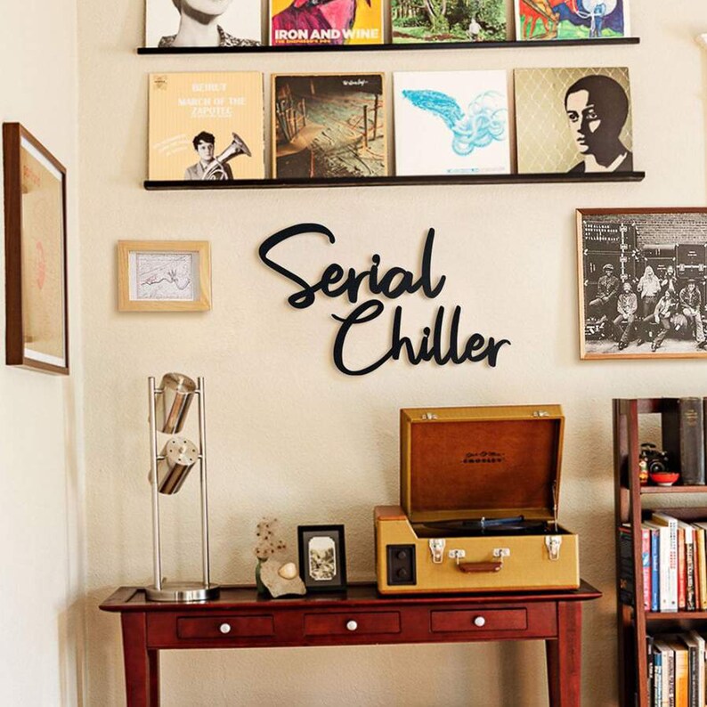 Serial Chiller Metal Wall Art Metal Wall Sign Metal Wall - Etsy