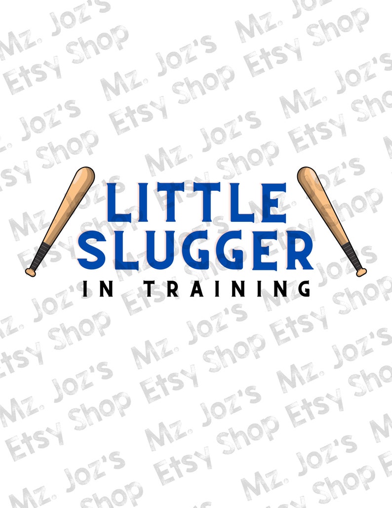 Little Slugger in Training Digital Print, Clip Art, Baseball - Etsy