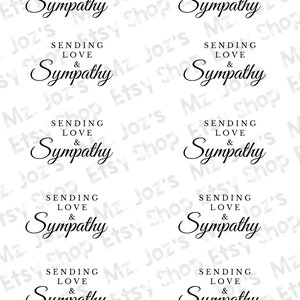 Sympathy Card Sentiments, Digital Printable File, Sympathy Sentiments ...