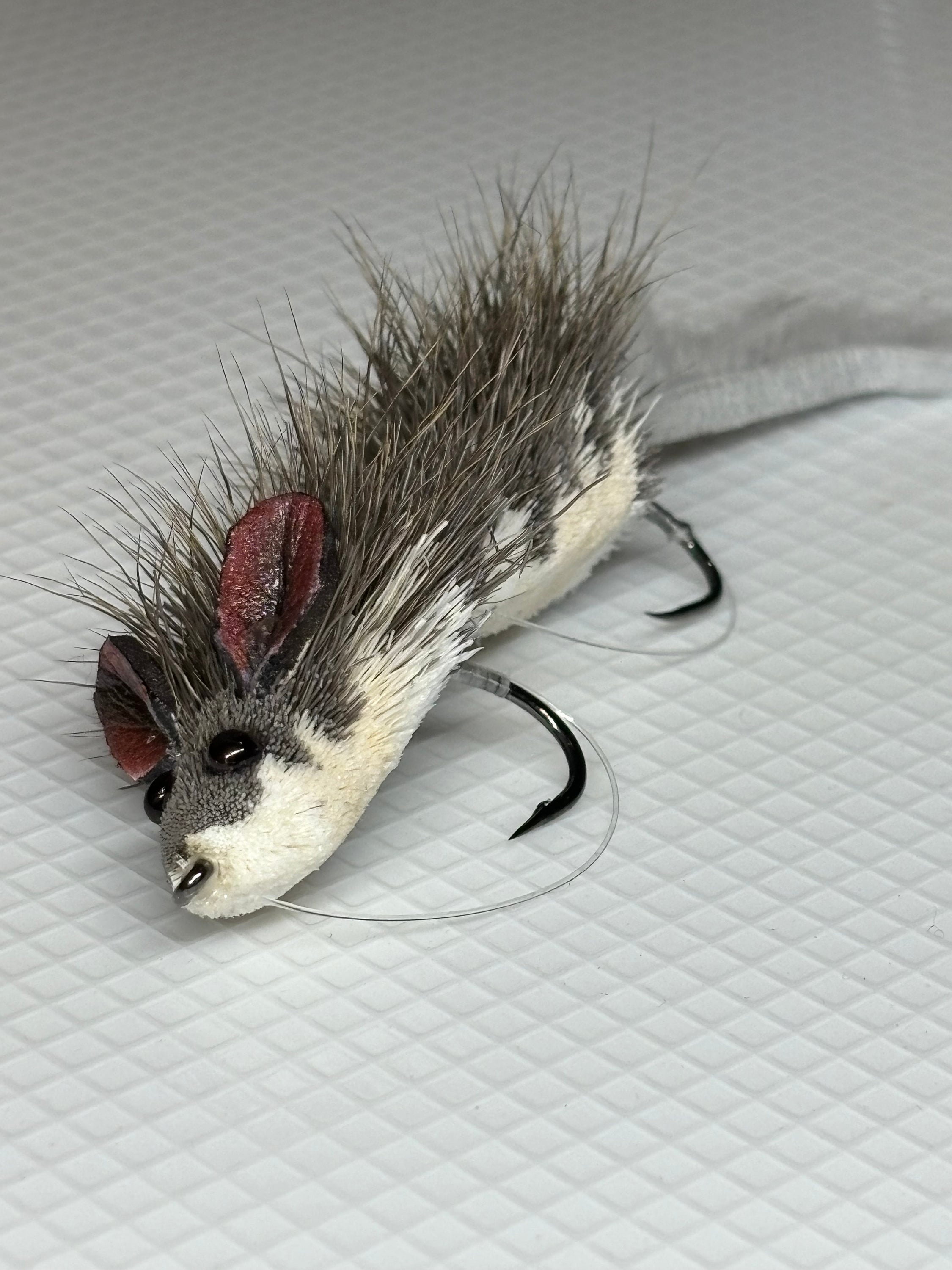 Articulated Deer Hair Mouse Gray or Brown - Etsy