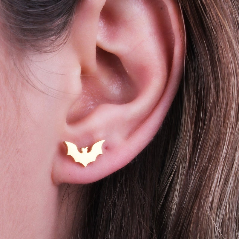Bat Earring - Etsy