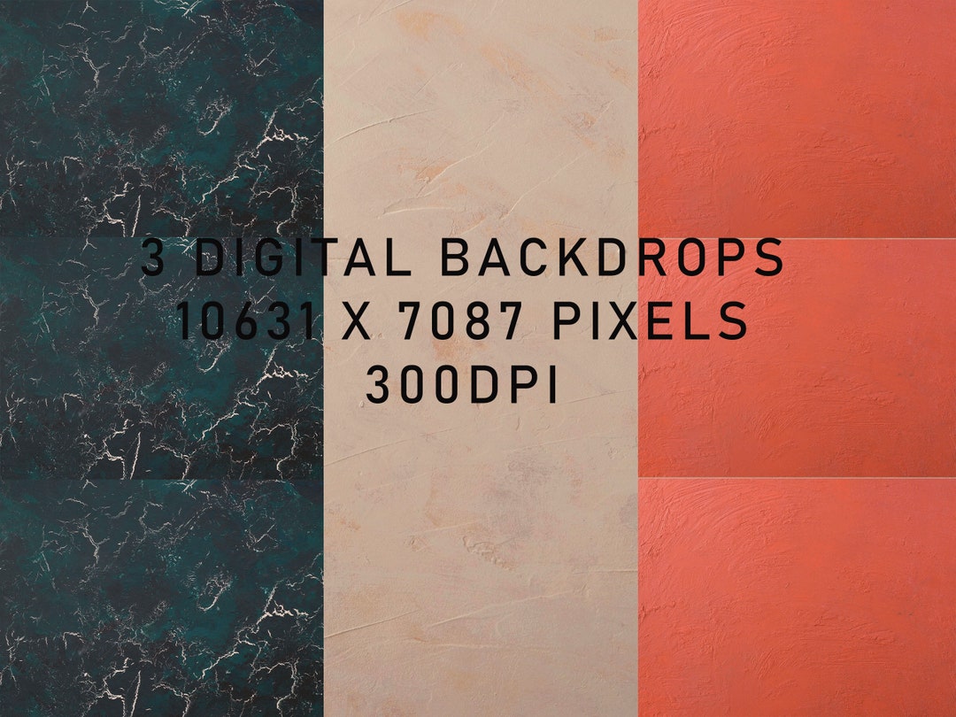 Green Marble Sandy Wall Terracotta Hand-painted Digital - Etsy