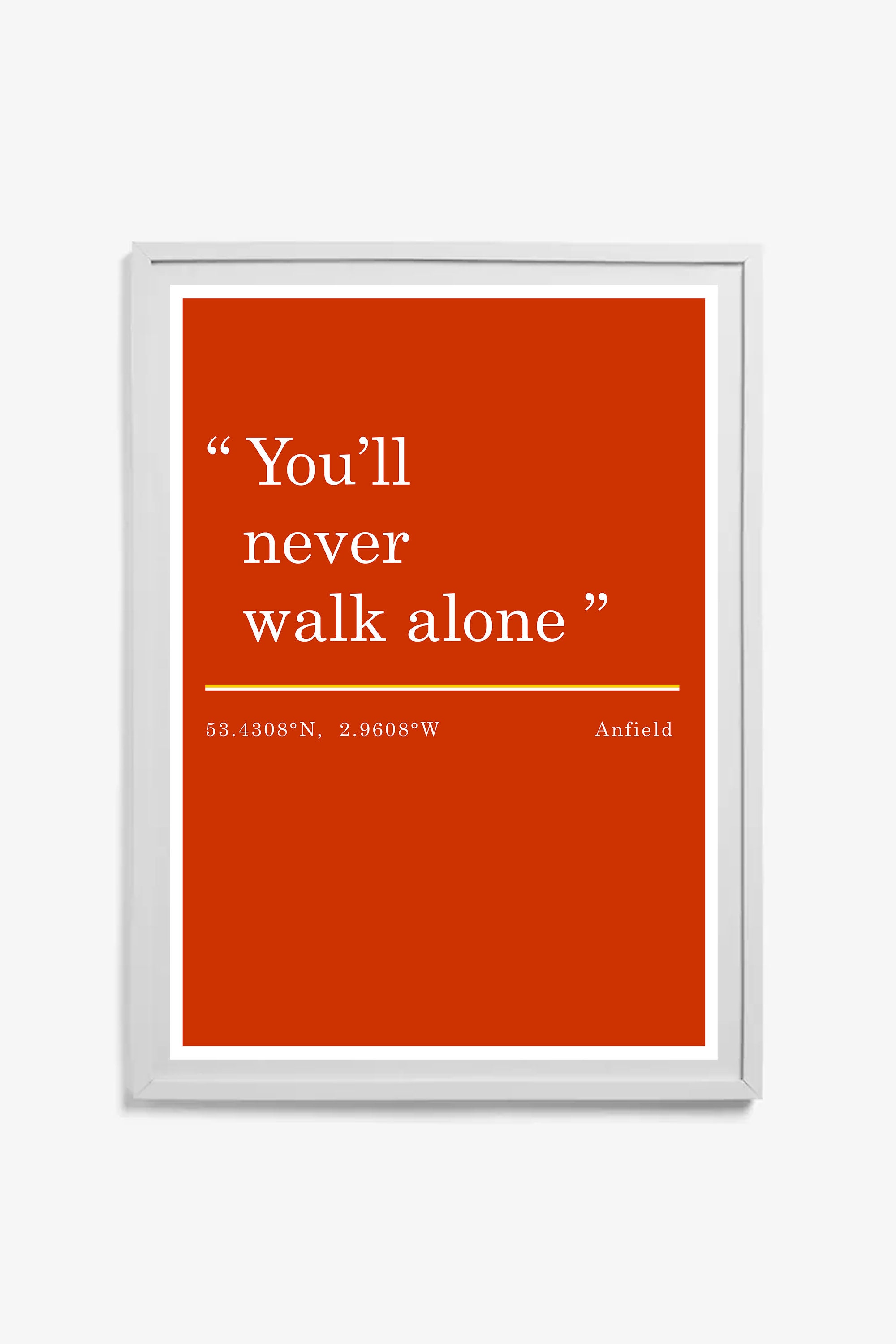 You'll Never Walk Alone Liverpool FC Poster - Etsy
