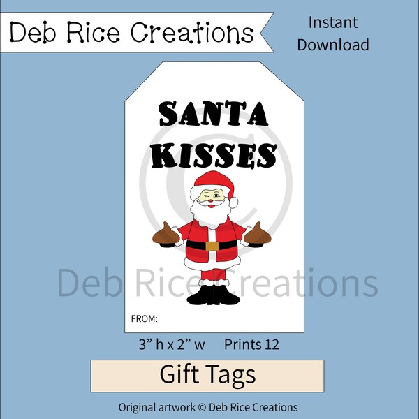 Santa Kisses - Etsy