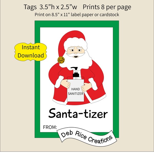 Santa Tizer - Etsy