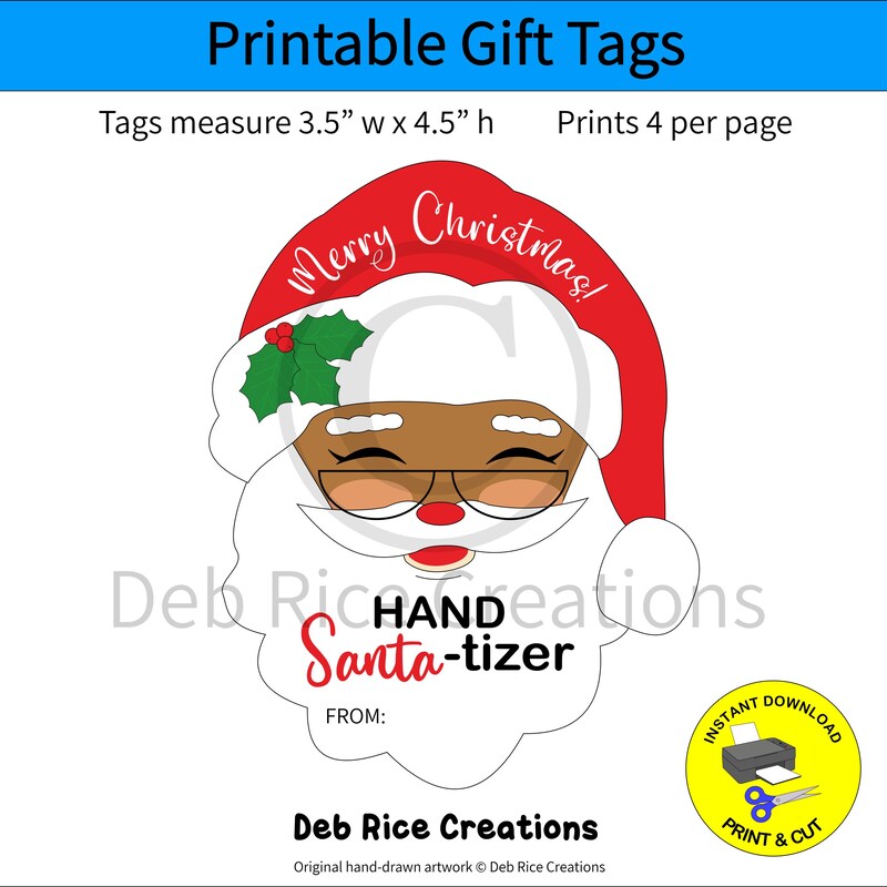 Santa Tizer - Etsy