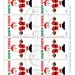 Santa Kisses Printable Gift Tags Candy Kiss Treat Tags, Classroom Treat ...
