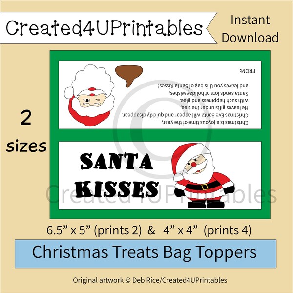 Santa Kisses - Etsy