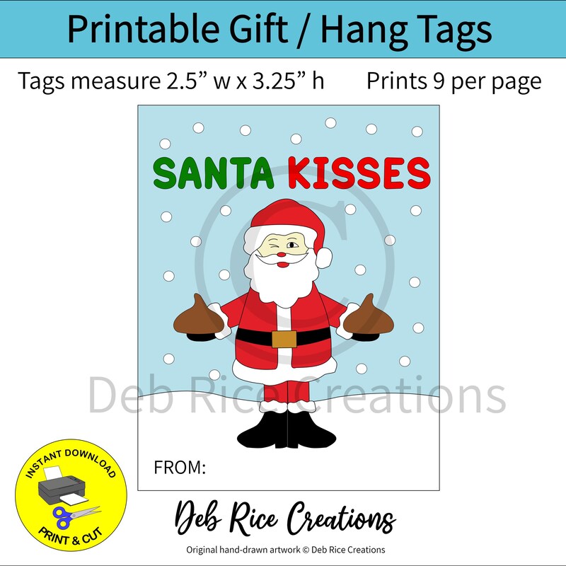 Santa Kisses - Etsy