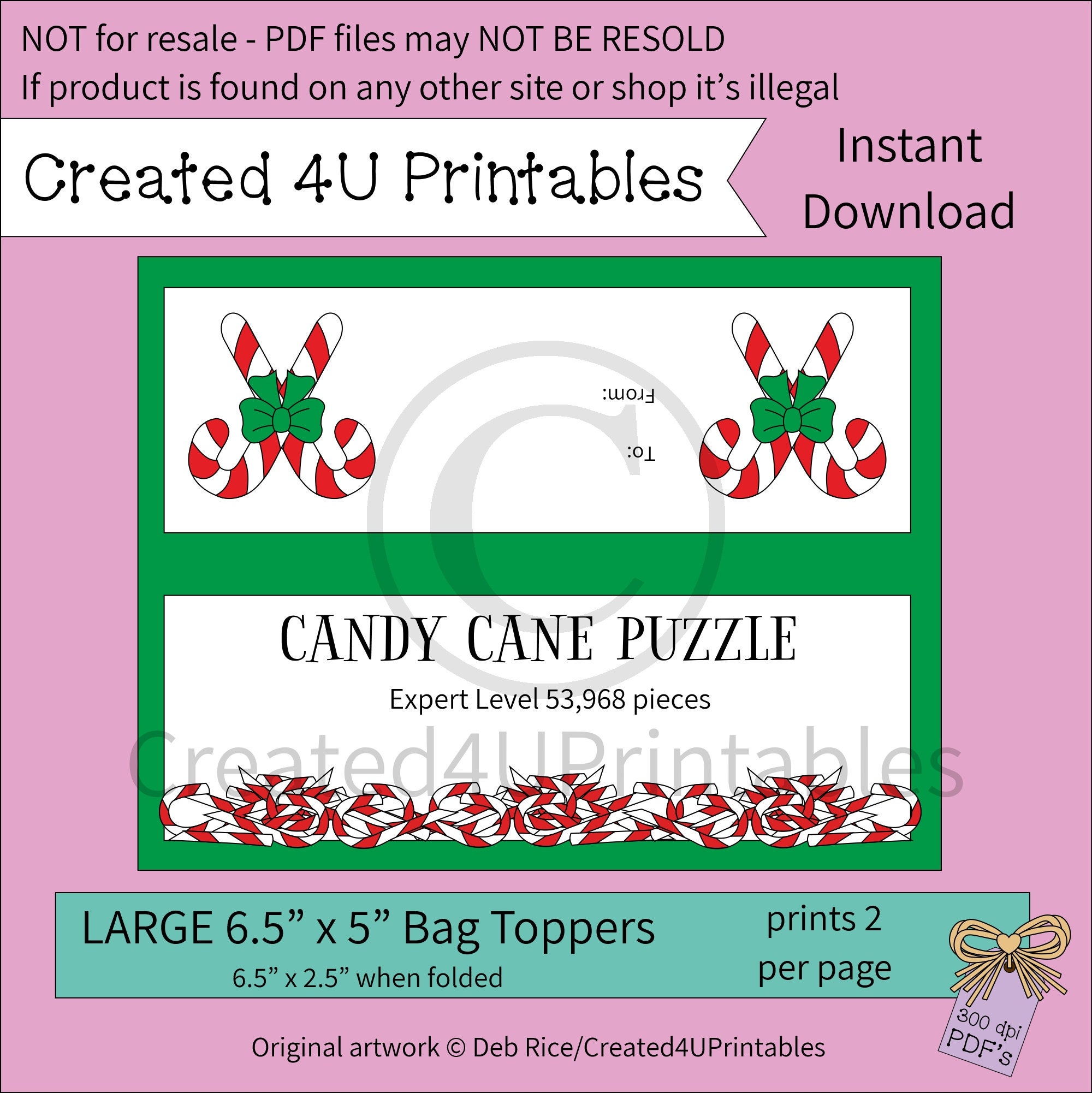 White Candy Cane - Etsy