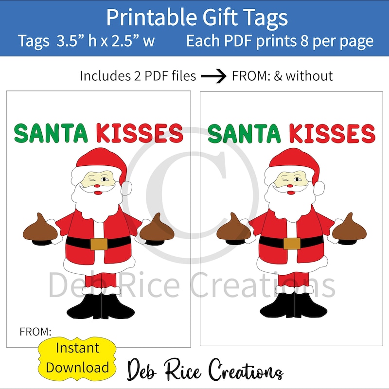 Santa Kisses - Etsy