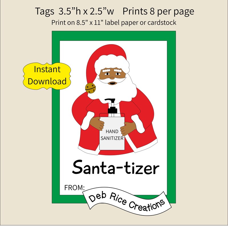 Santa Tizer - Etsy