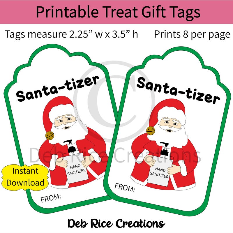 Santa Tizer - Etsy