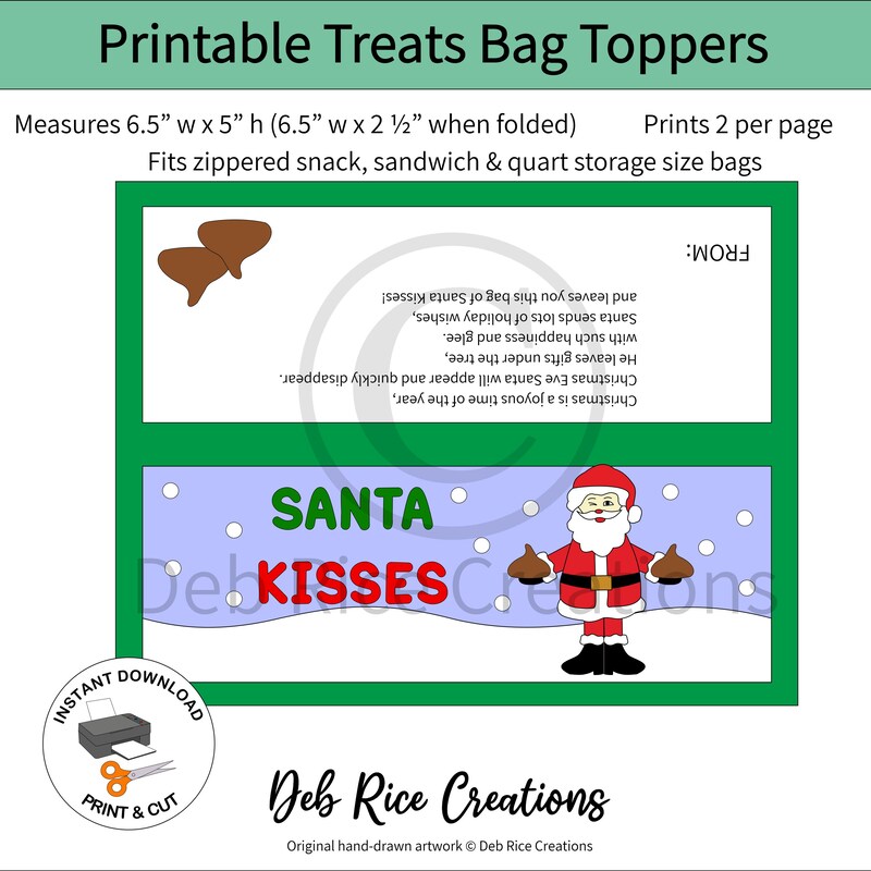 Santa Kisses - Etsy