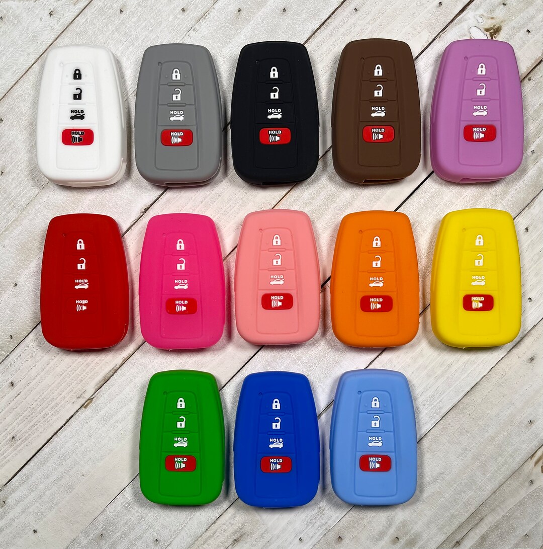 Key Fob Cover Protector Case Compatible With Toyota Highlander Rav4 ...