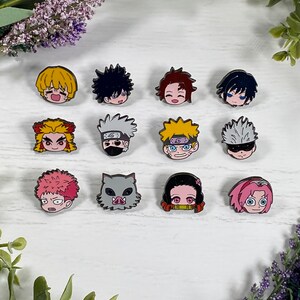 Demon Chibi Anime Enamel Pins Brooch Lapel for Backpack or Jacket - Etsy
