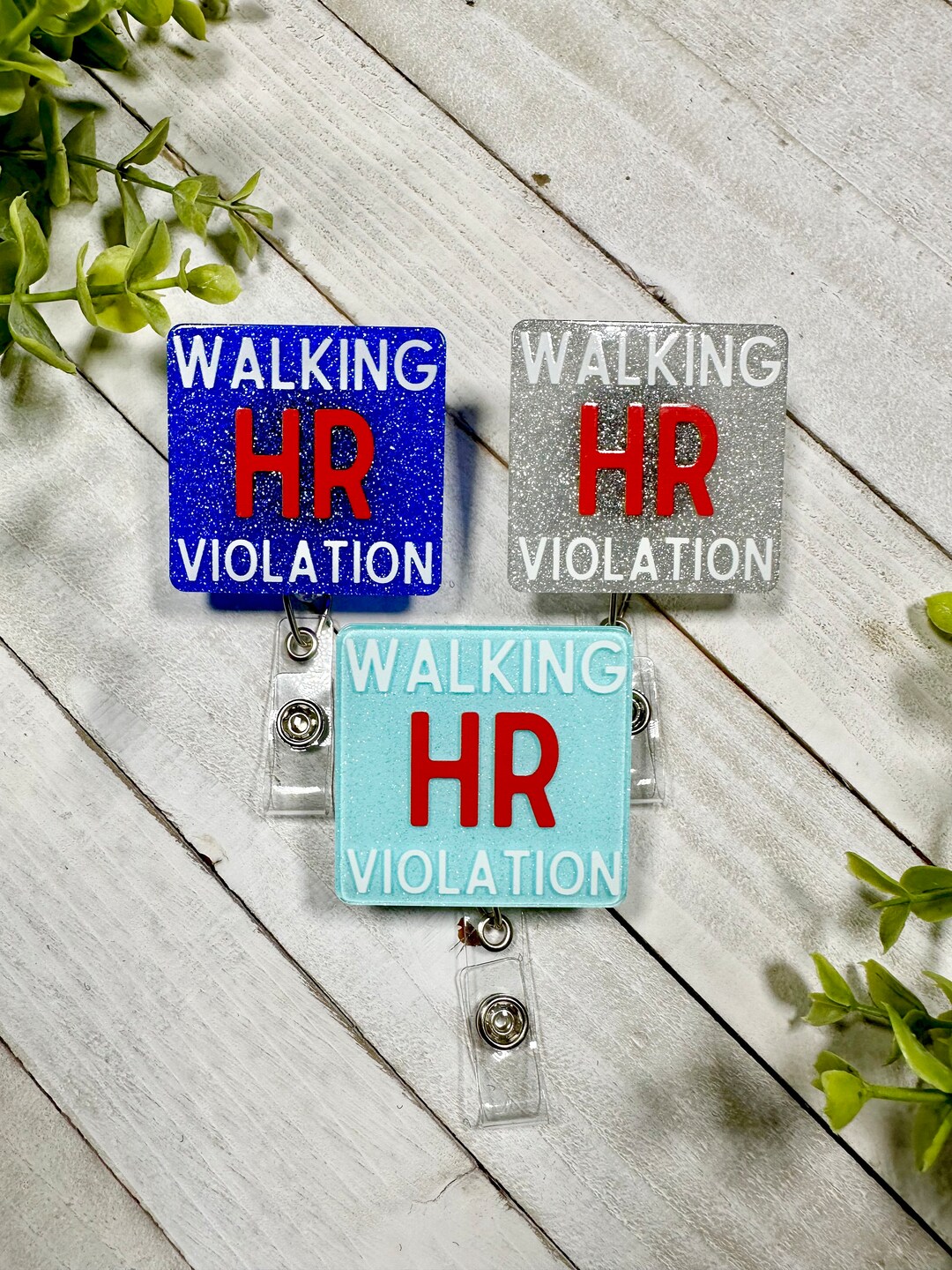 Funny HR Violation Retractable Nurse Badge Reel Topper Gift - Etsy