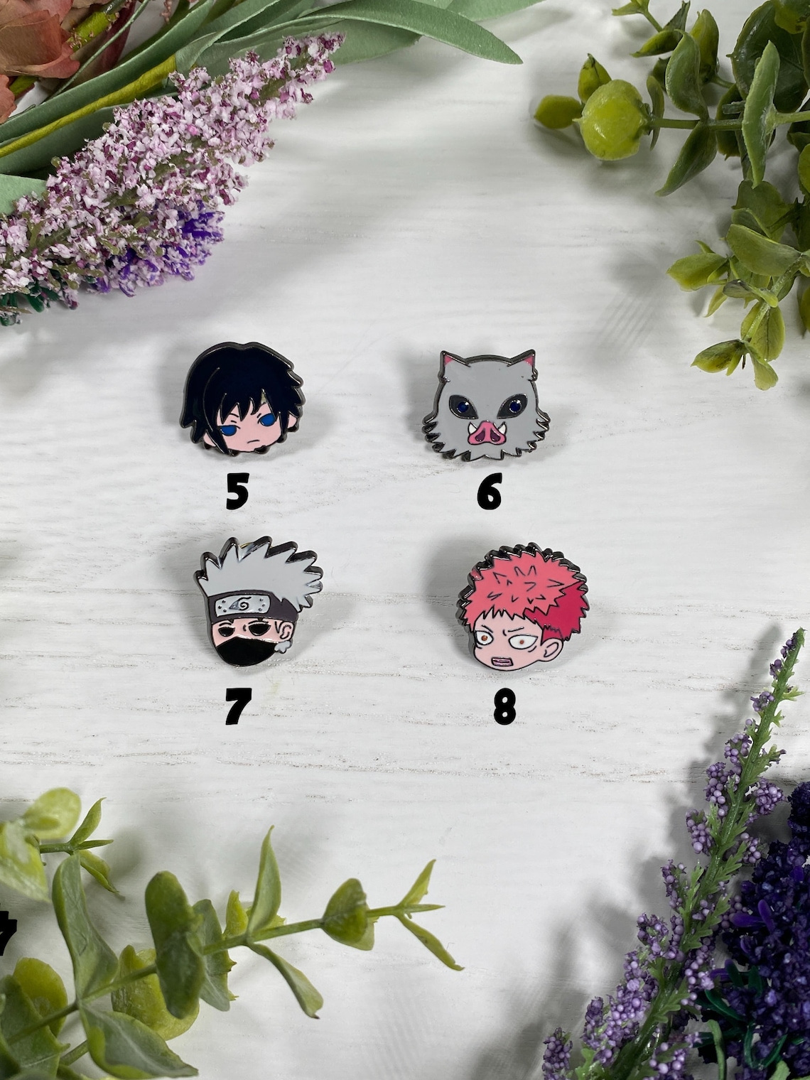 Demon Chibi Anime Enamel Pins Brooch Lapel for Backpack or - Etsy