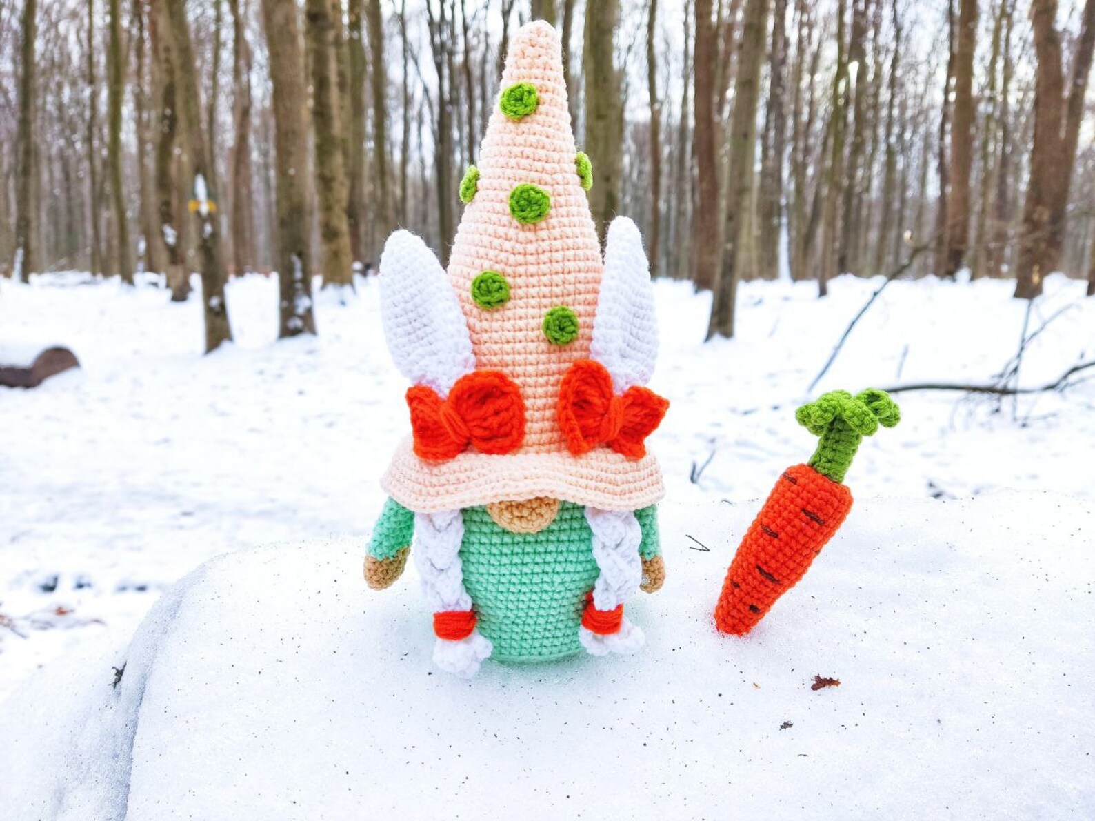 Spring Easter Gnomes Crochet Gnome Amigurumi Pattern Easter - Etsy