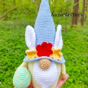 Spring Easter Gnomes, Crochet Gnome, Easter Bunny and Crochet Carrot, Crochet PDF Pattern ...