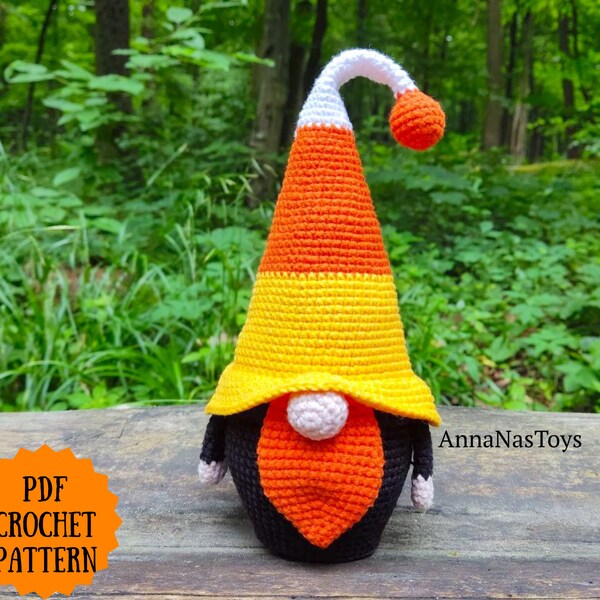 Candy Corn Gnome - Etsy