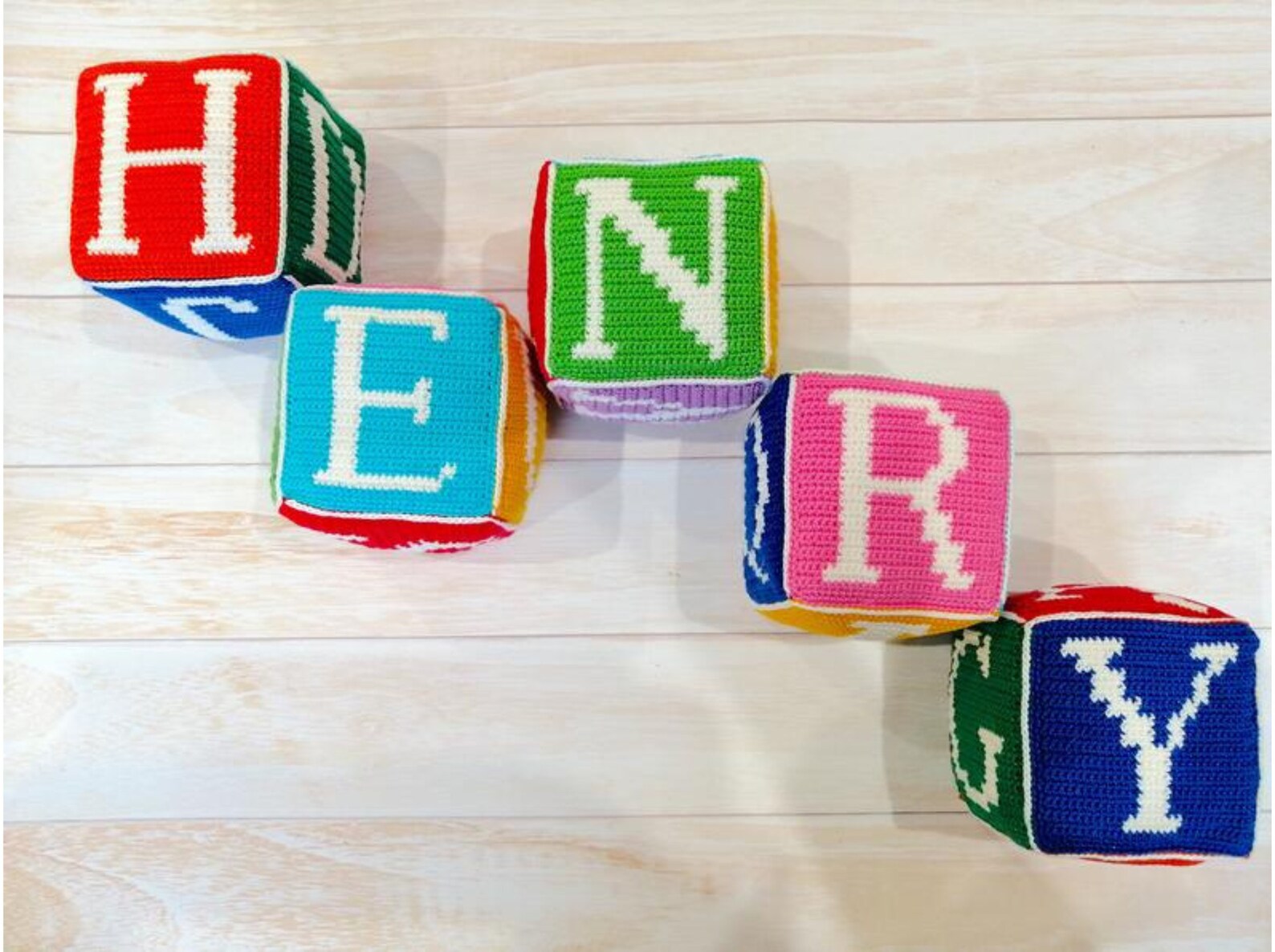 Alphabet Baby Blocks (A to Z) Crochet PDF Pattern (english_us Terms ...