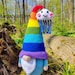 Gnome Sun and Rainbow, Crochet Gnome Amigurumi Pattern, Summer Gnome ...