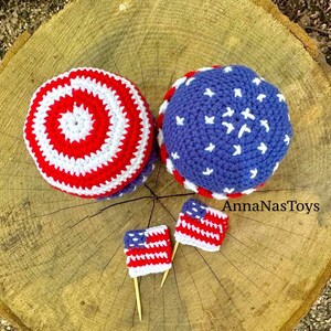 Cupcakes for US Independence Day Crochet Pattern - Independence Day ...