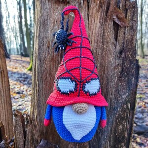 Gnome Spider Crochet Gnome Amigurumi Pattern Hero Gnome - Etsy